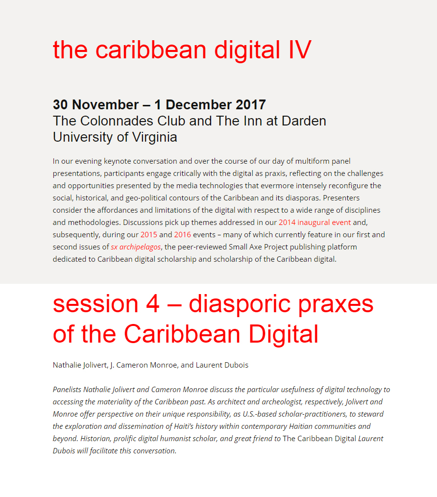 Presentation at UVA during the SX Archipelagos Caribbean Digital ...